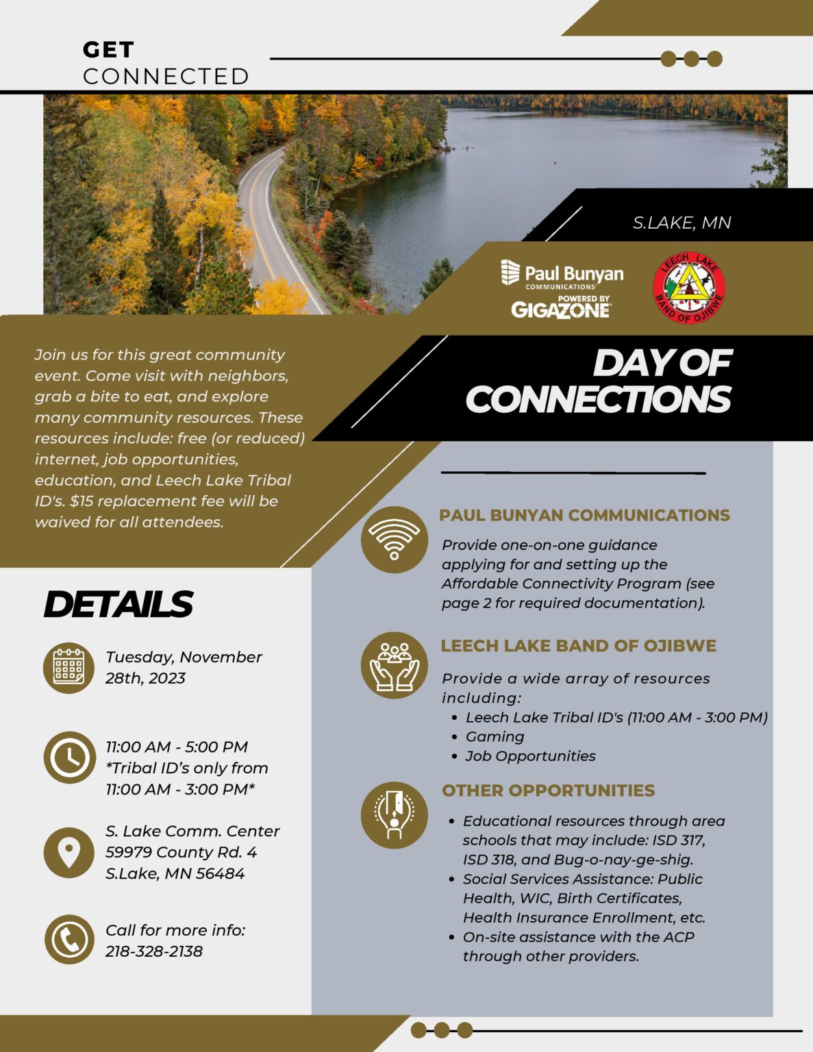 Paul Bunyan Communications, Leech Lake Band of Ojibwe, and Itasca ...